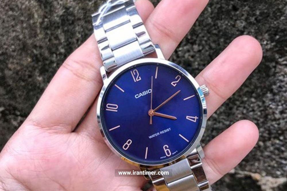 قیمت و خرید ساعت مچی مردانه کاسیو (CASIO) جنرال مدل MTP-VT01D-2B2UDF کلاسیک | اورجینال و اصلی